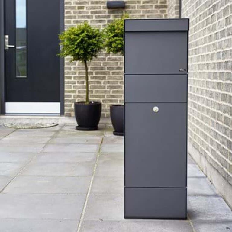 Outdoor Parcel Post Box | Allux Grundform Free Standing Design