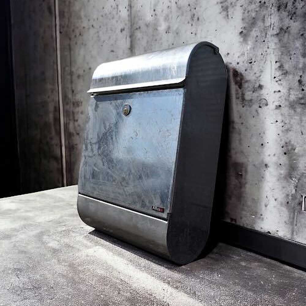 Wall Mounted House Post Box Locking Weatherproof Letterbox - Allux 9000 ...