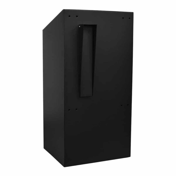 W3-7 Vertical Railing Mounted Rear Access Post Box | Post Boxes For Sale