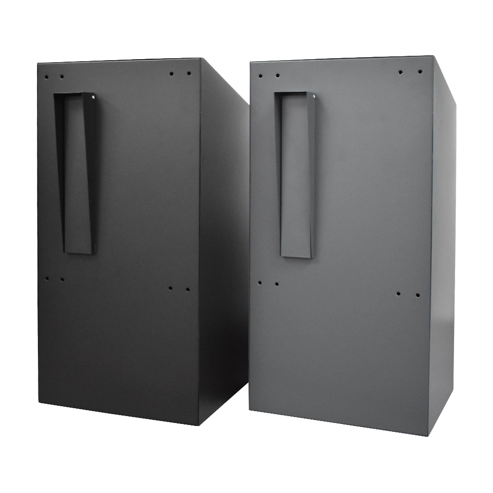 W3-7 Vertical Railing Mounted Rear Access Post Box | Post Boxes For Sale