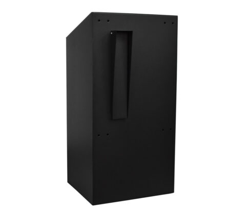 W3-7 Vertical Railing Mounted Rear Access Post Box | Post Boxes For Sale