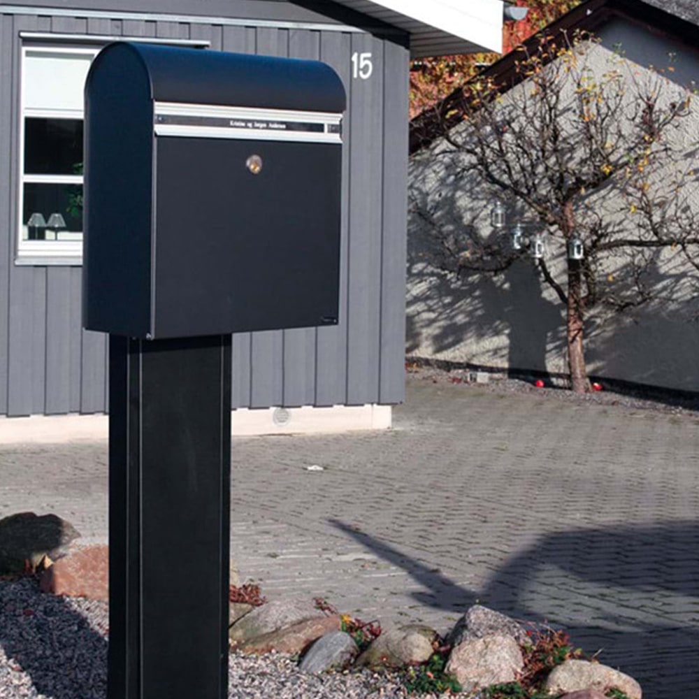 Large Post Box Wall Mounted Weatherproof Galvanised Steel - Allux KS200 ...