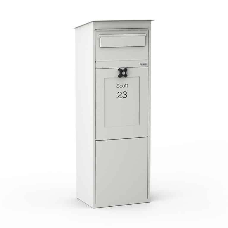 Outdoor Parcel Box for Home | Karl Free Standing Swedish Design