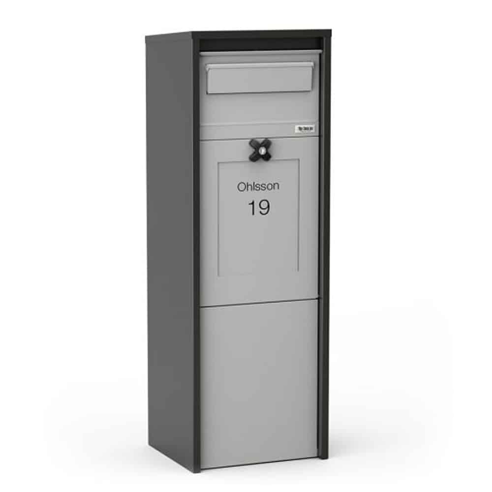 Outdoor Parcel Post Box | Oskar Free Standing Parcel Letterbox