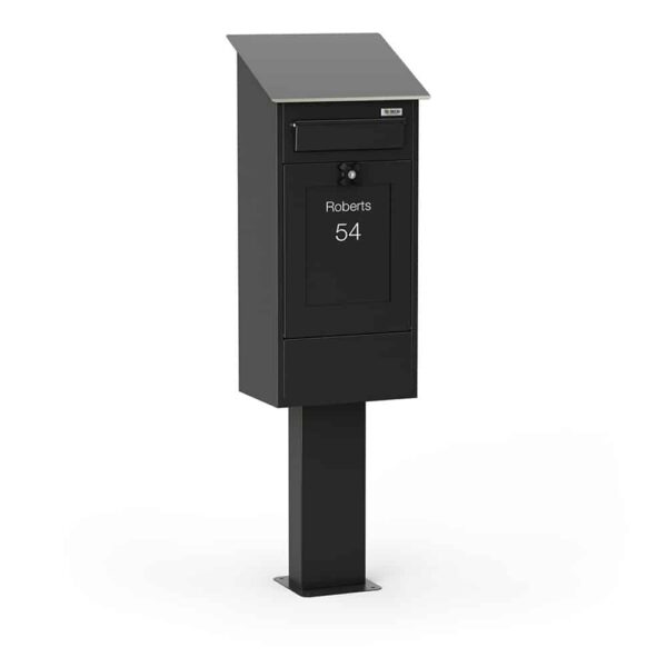 Gustaf Rear Retrieval Free Standing Outdoor Large Post Box | Post Boxes ...