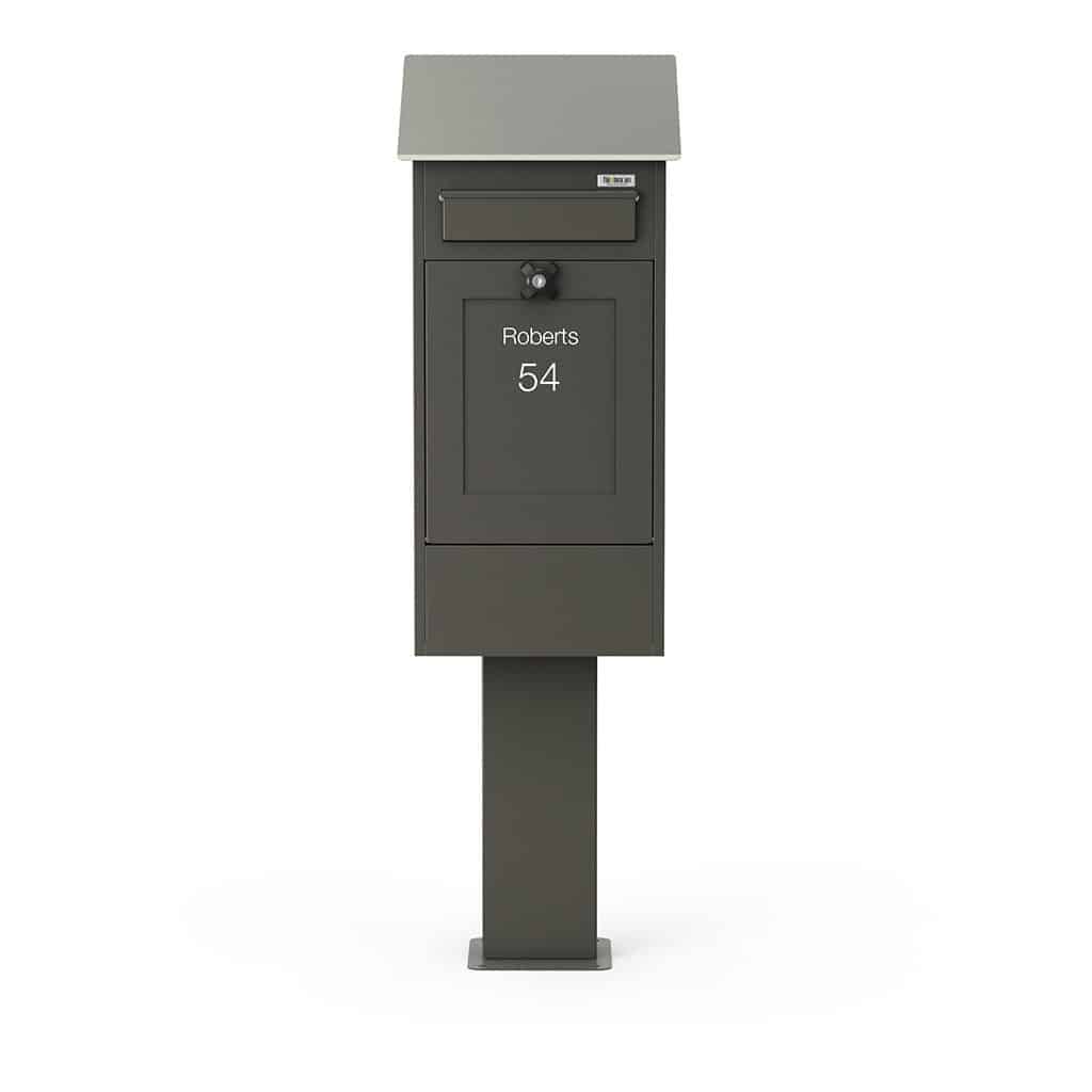 Gustaf Front Retrieval Free Standing Outdoor Large Post Box | Post ...