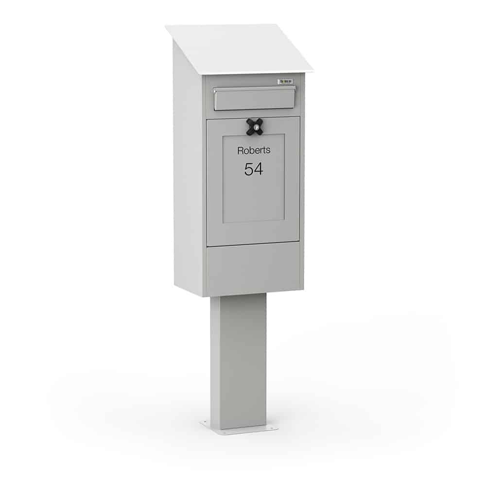 Gustaf Rear Retrieval Free Standing Outdoor Large Post Box | Post Boxes ...