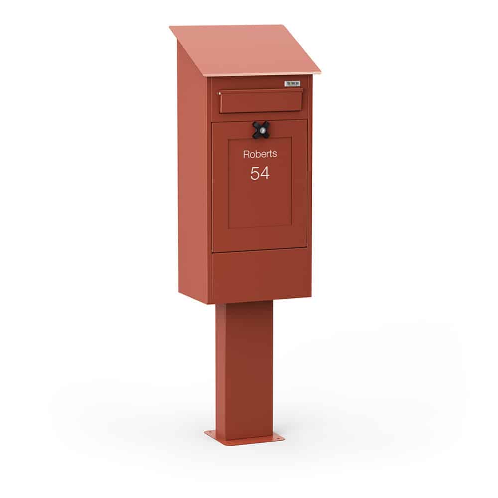 Gustaf Rear Retrieval Free Standing Outdoor Post Box | Post Boxes For Sale