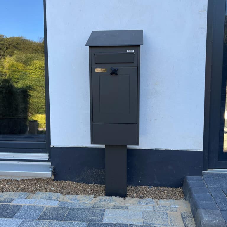 Outdoor Front Access Free Standing Post Box - Gustaf