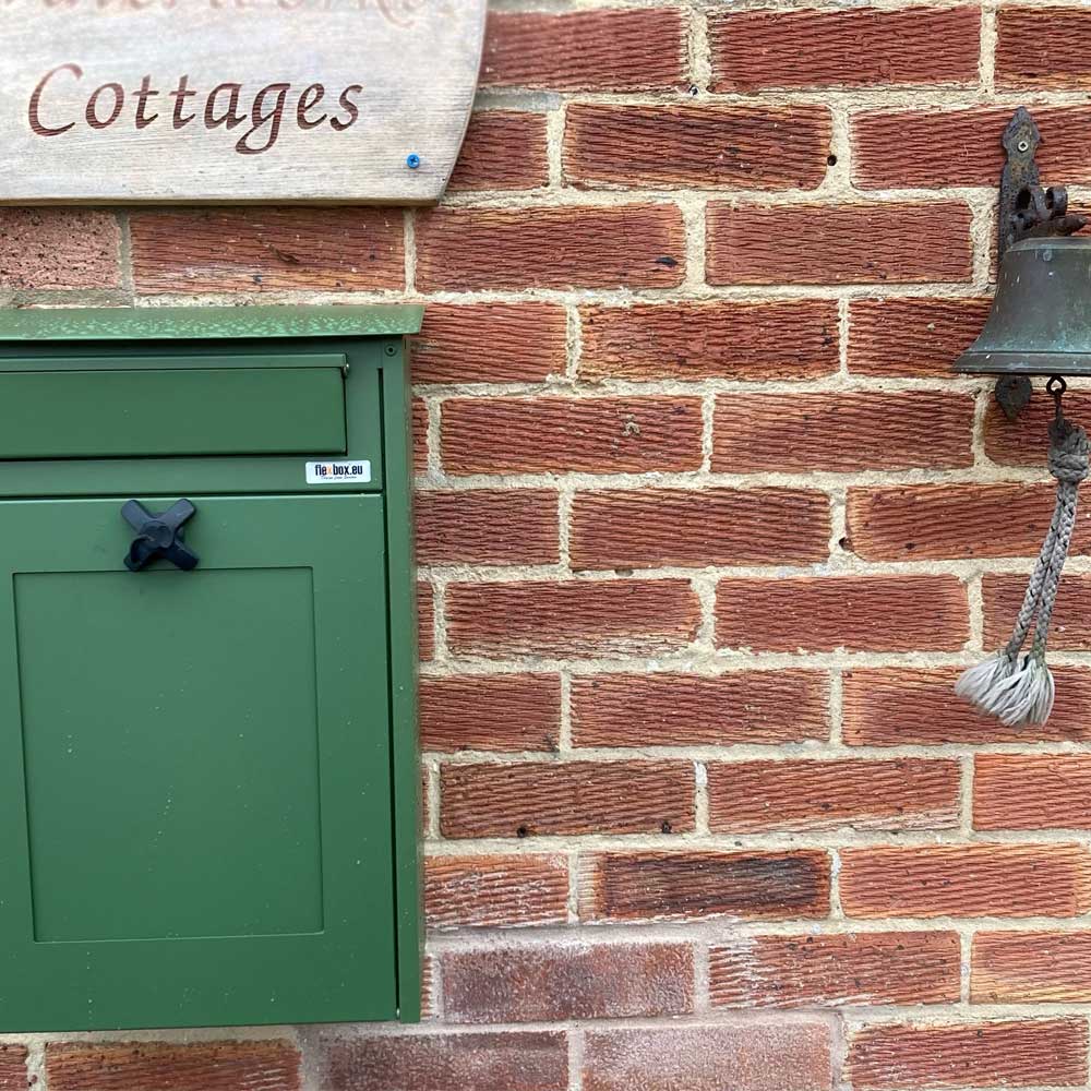 Secured Outdoor Wall Mounted Large Letterbox - Albert