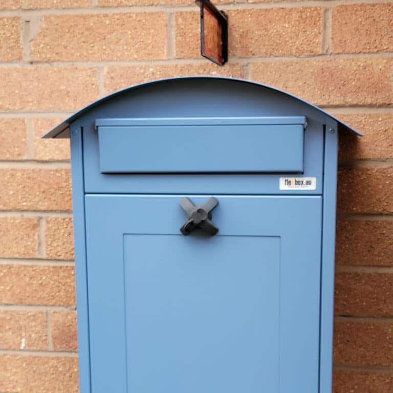 Wall Mounted Large Letterbox External Lockable Galvanised Steel ...