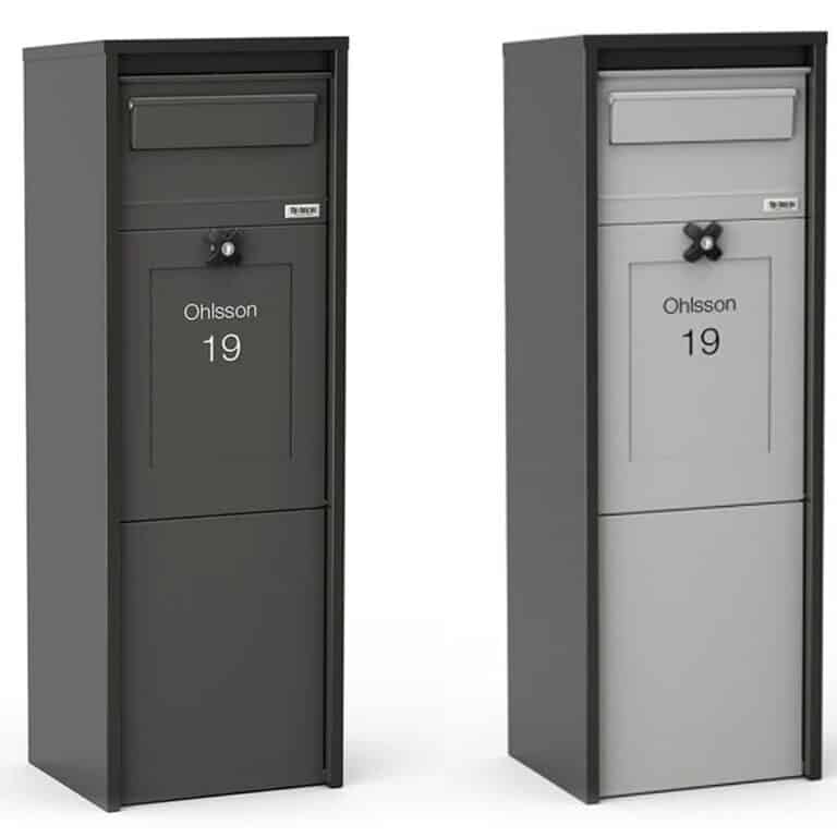 Outdoor Parcel Post Box | Oskar Free Standing Parcel Letterbox
