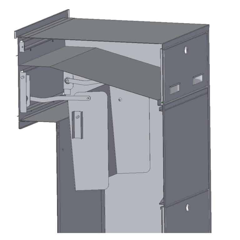 Through the Wall Parcel Post Box | Sierra Stainless Steel