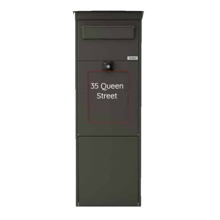 Personalised Numbers & Text for Post & Parcel Boxes | Post Boxes For Sale