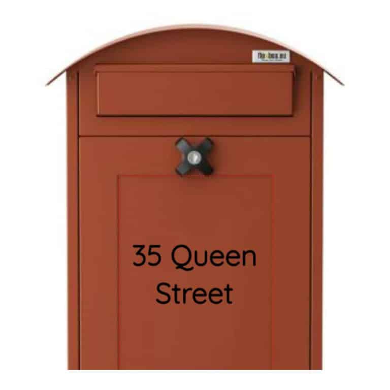 Personalised Numbers & Text for Post & Parcel Boxes | Post Boxes For Sale
