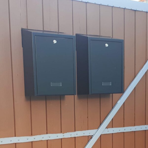 Gatehouse W3-2 Post Box For Gates & Fences Rear Access | Post Boxes For ...