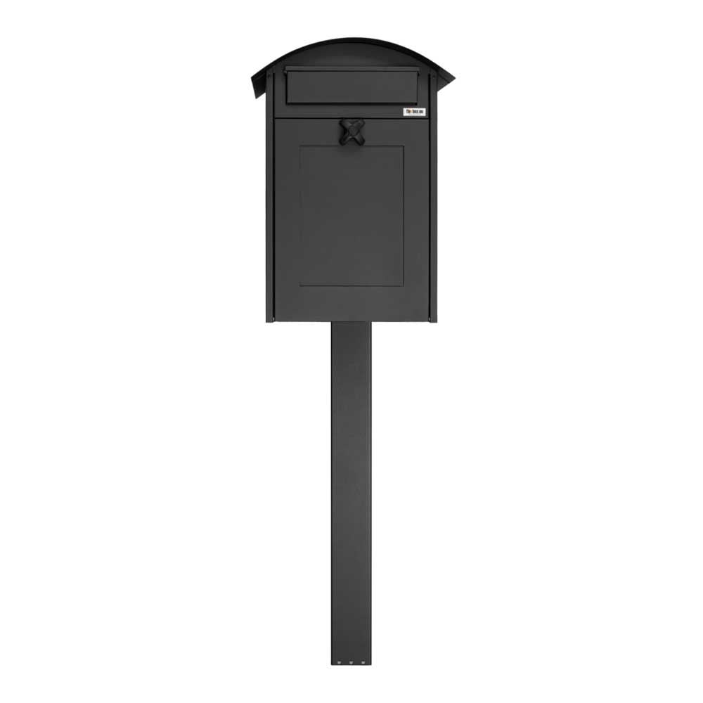 Free Standing Large Post Box External Lockable Galvanised Steel ...