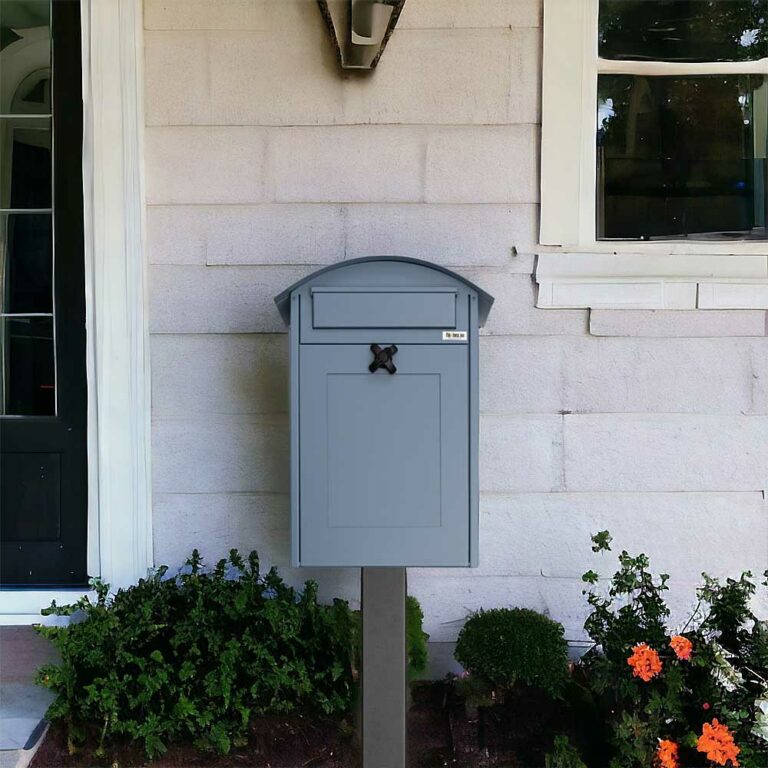 Secured Outdoor Large Free Standing Post Box - Albertina
