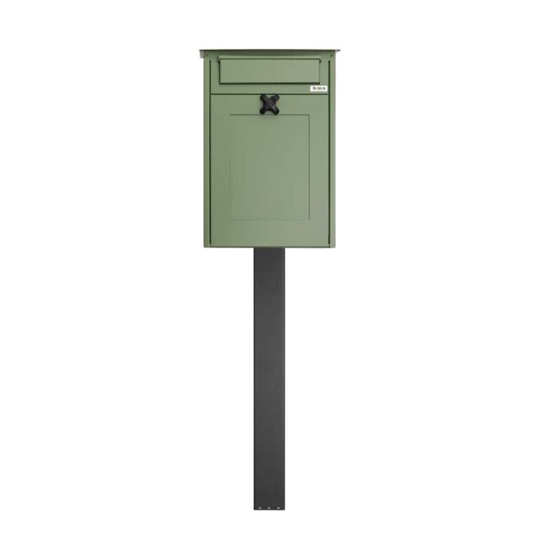 Secured Outdoor Free Standing Large Letterbox - Albert