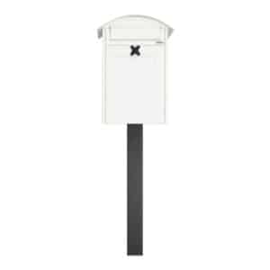 Free Standing Large Post Box External Lockable Galvanised Steel ...