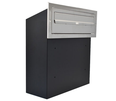 Gatehouse W3-3 Rear Access Large Letterbox For Gate with Stainless ...