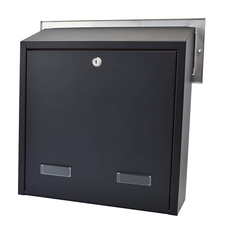 Gatehouse W3-3 Rear Access Large Letterbox For Gate with Stainless ...