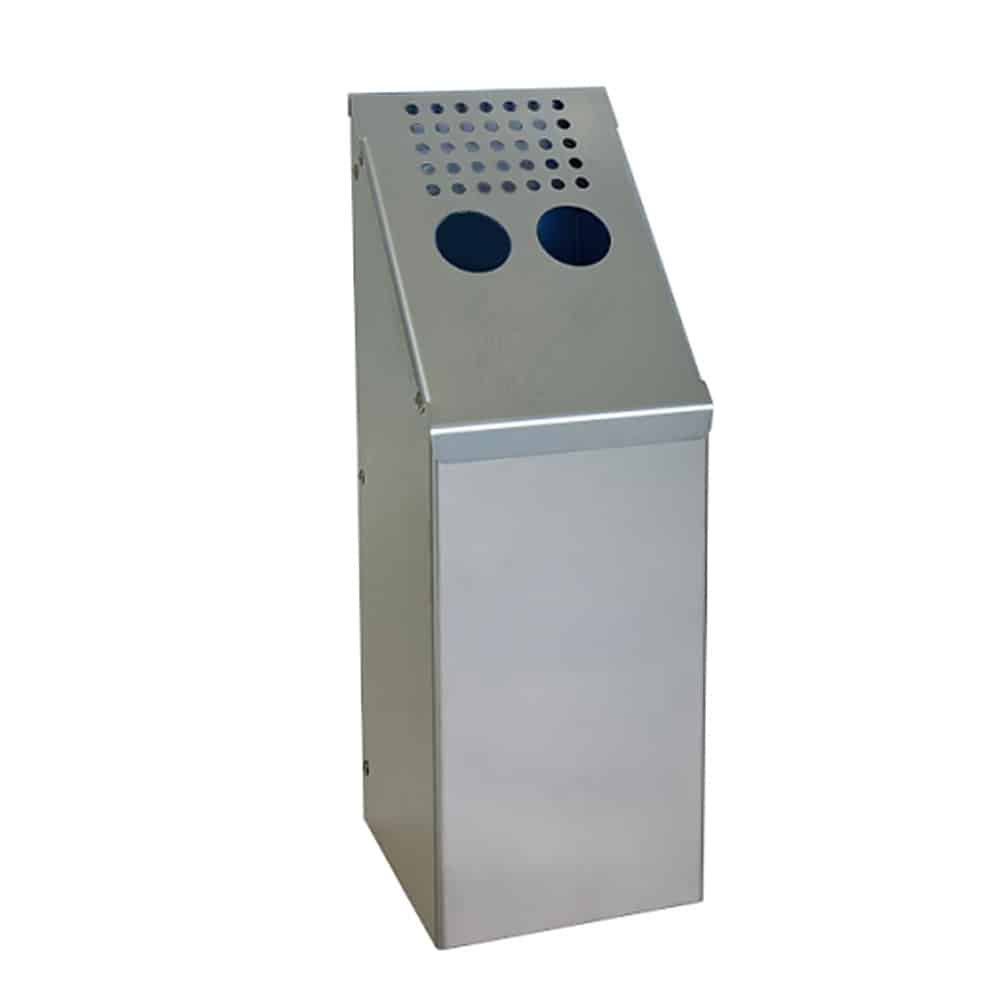 Wall Mounted Communal Ashtray in Stainless Steel | Post Boxes For Sale