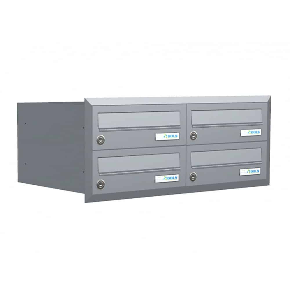 Recess Mounted Post Boxes For Flats City Hall LBD-01 (W 300 x H 110 x D ...
