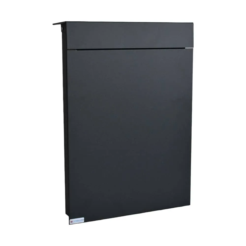 Tonale External Wall Mounted Post Box Galvanised Steel | Post Boxes For ...