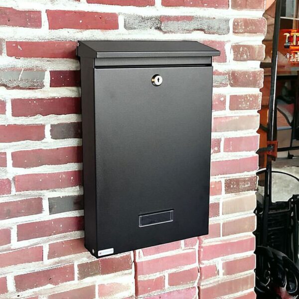 SDG1 Wall Mounted Post Box Galvanised Steel Powder Coated | Post Boxes ...