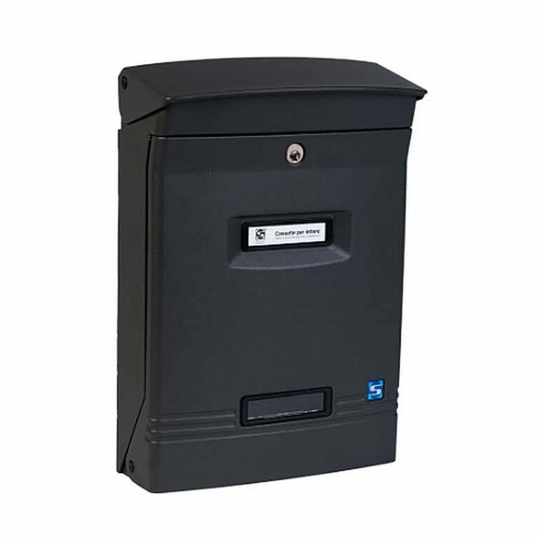 Wall Mounted Post Box External Locking Weatherproof Die-Cast Aluminium ...