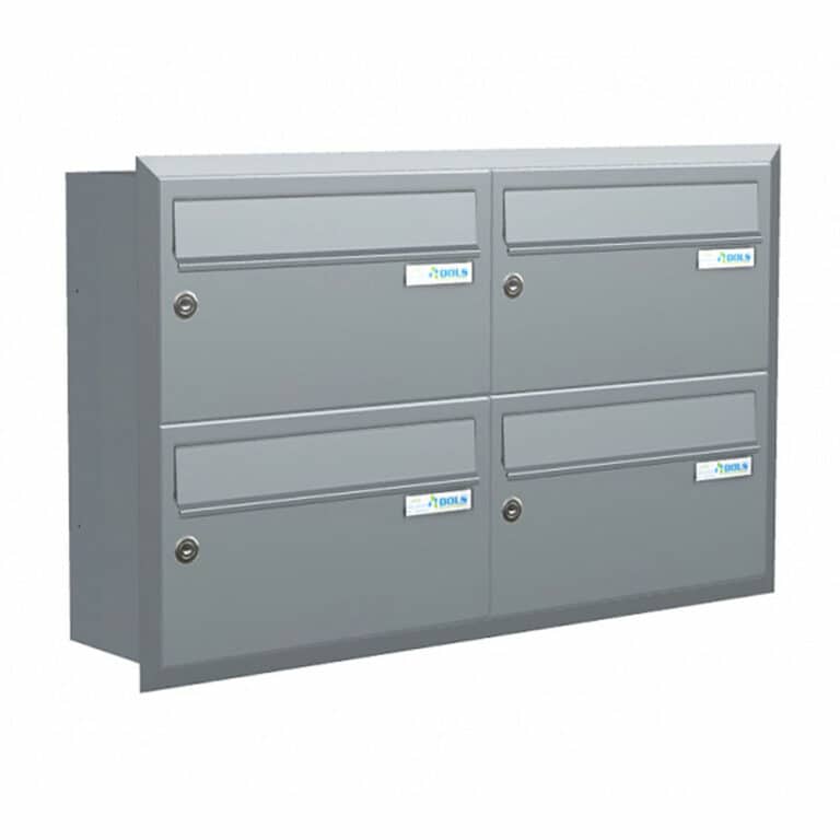 Recess Mounted Post Boxes For Flats City Hall LBD-217 (W 370 x H 220 x D 265) | Post Boxes For Sale