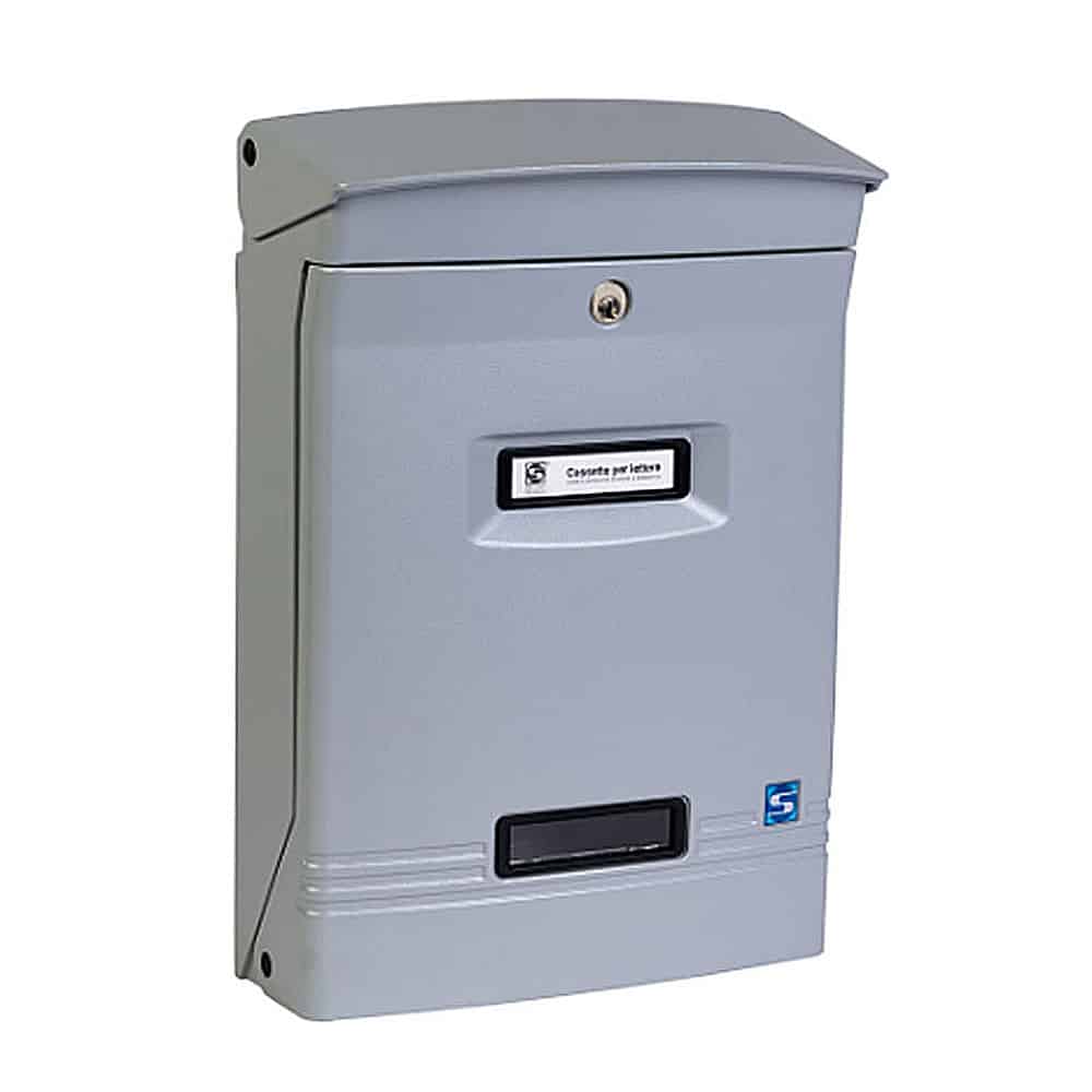 Wall Mounted Post Box External Locking Weatherproof Die-Cast Aluminium ...