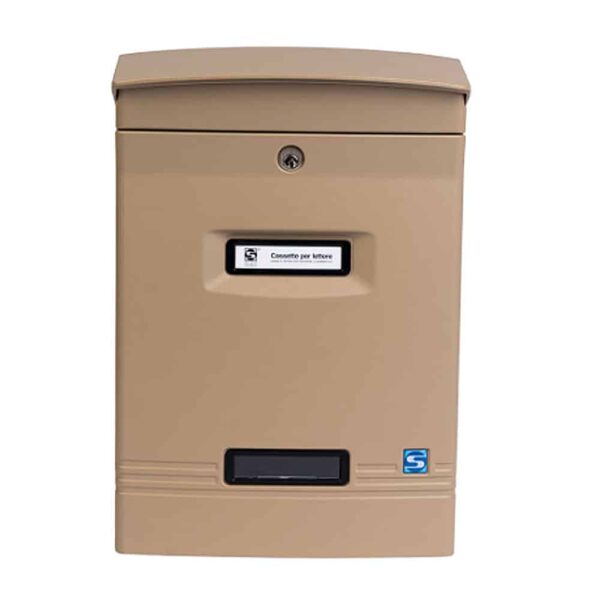 Wall Mounted Post Box External Locking Weatherproof Die-Cast Aluminium ...