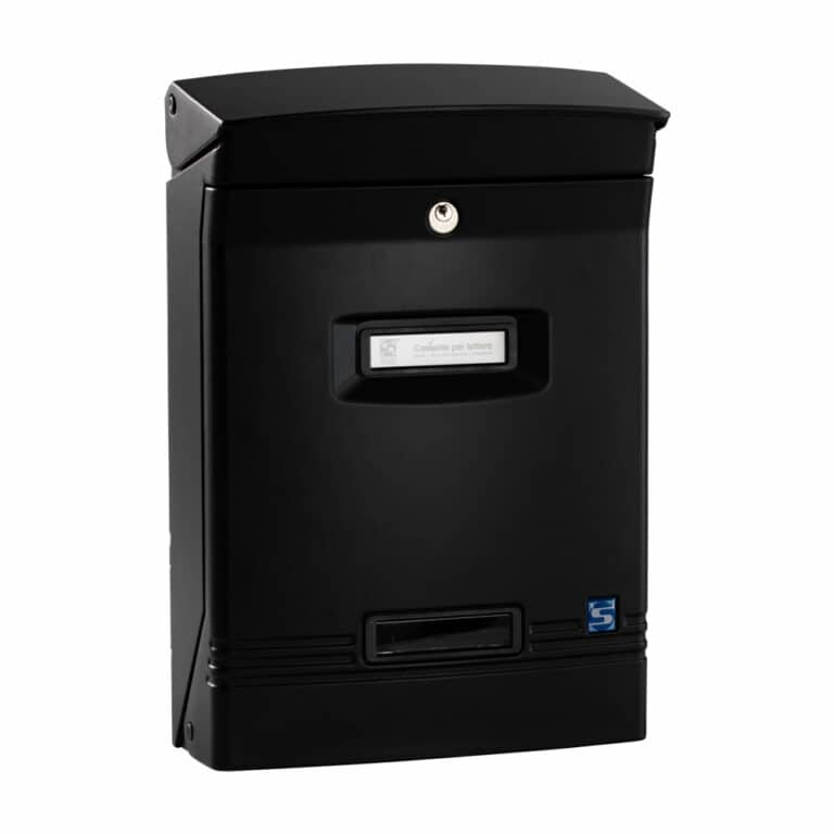 Wall Mounted Post Box External Locking Weatherproof Die-Cast Aluminium ...