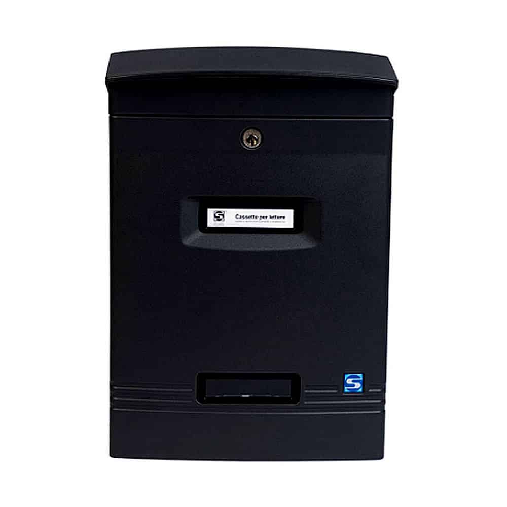 Wall Mounted Post Box External Locking Weatherproof Die-Cast Aluminium ...