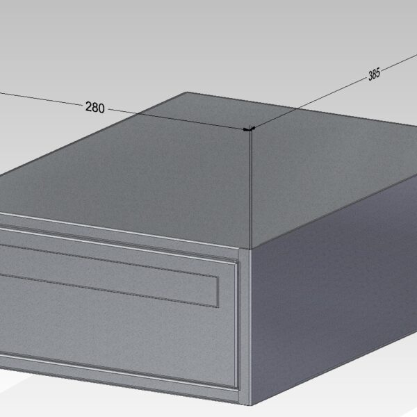 Wall Mounted Fire Rated Letterbox Defensor FR180 | Post Boxes For Sale