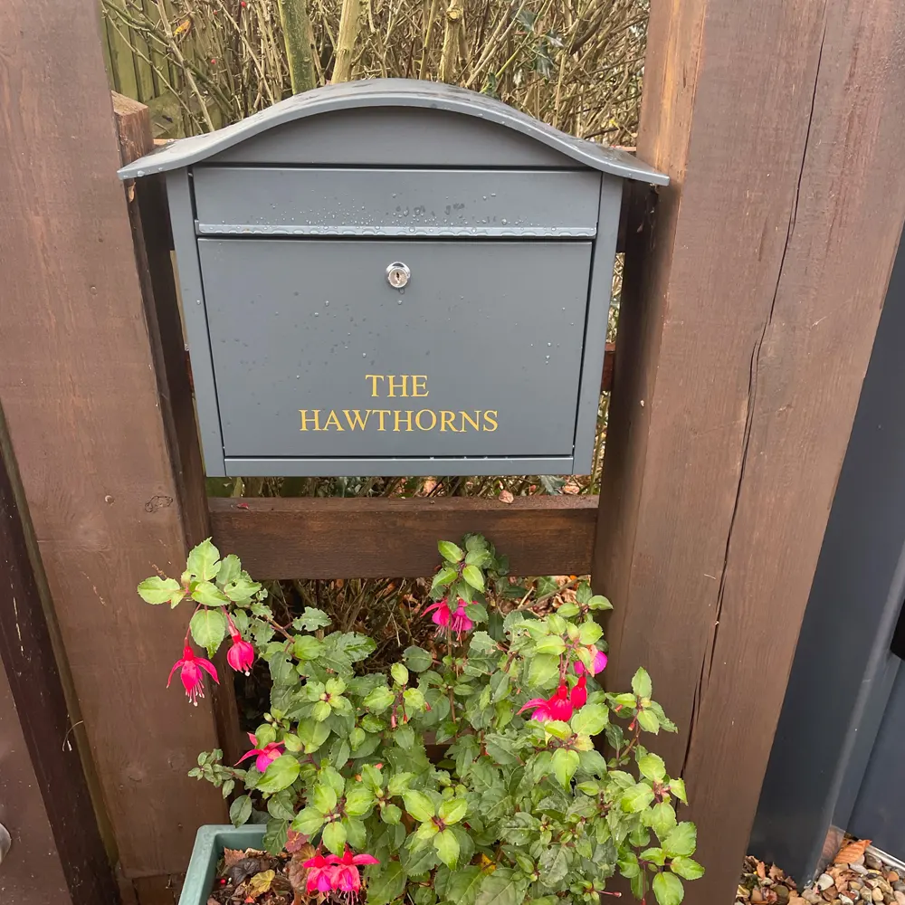 Wall Mounted Outdoor Post Box Partridge
