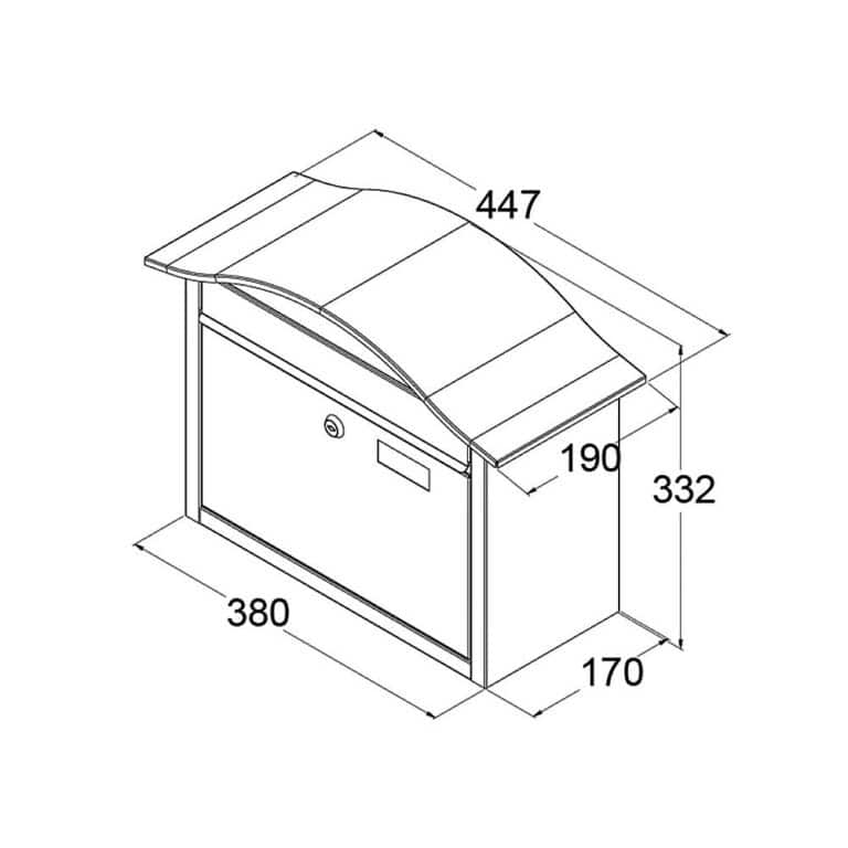 Free Standing Post Box – Partridge Secure Outdoor Letterbox