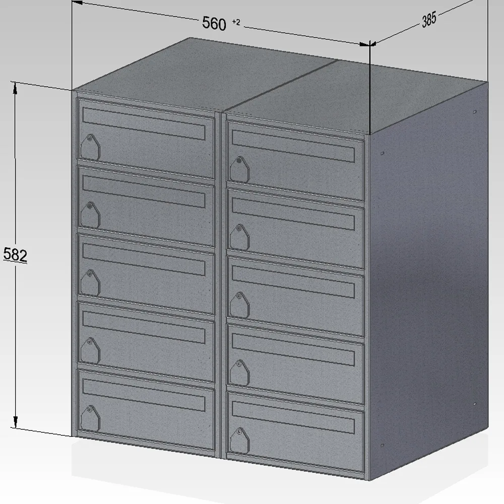 Wall Mounted Fire Rated Letterbox Defensor FR180 | Post Boxes For Sale