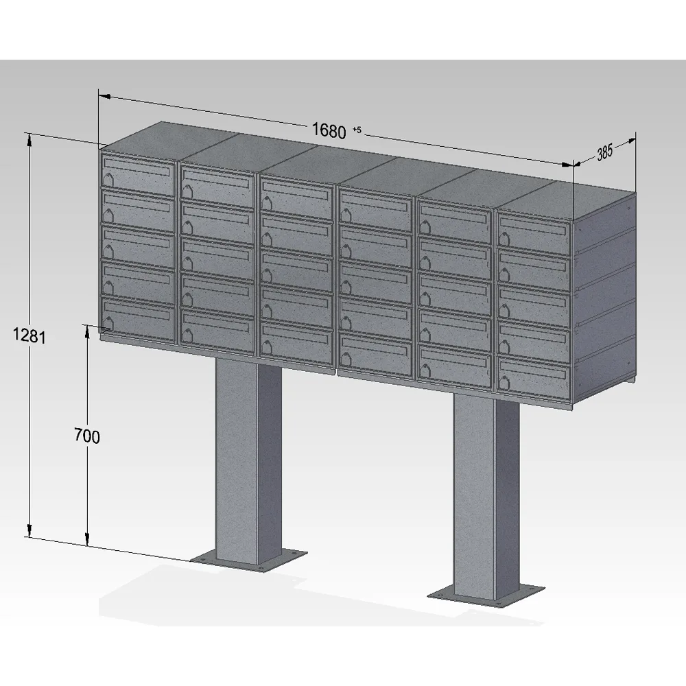 Free Standing Fire Rated Letterboxes Defensor FR180 | Post Boxes For Sale