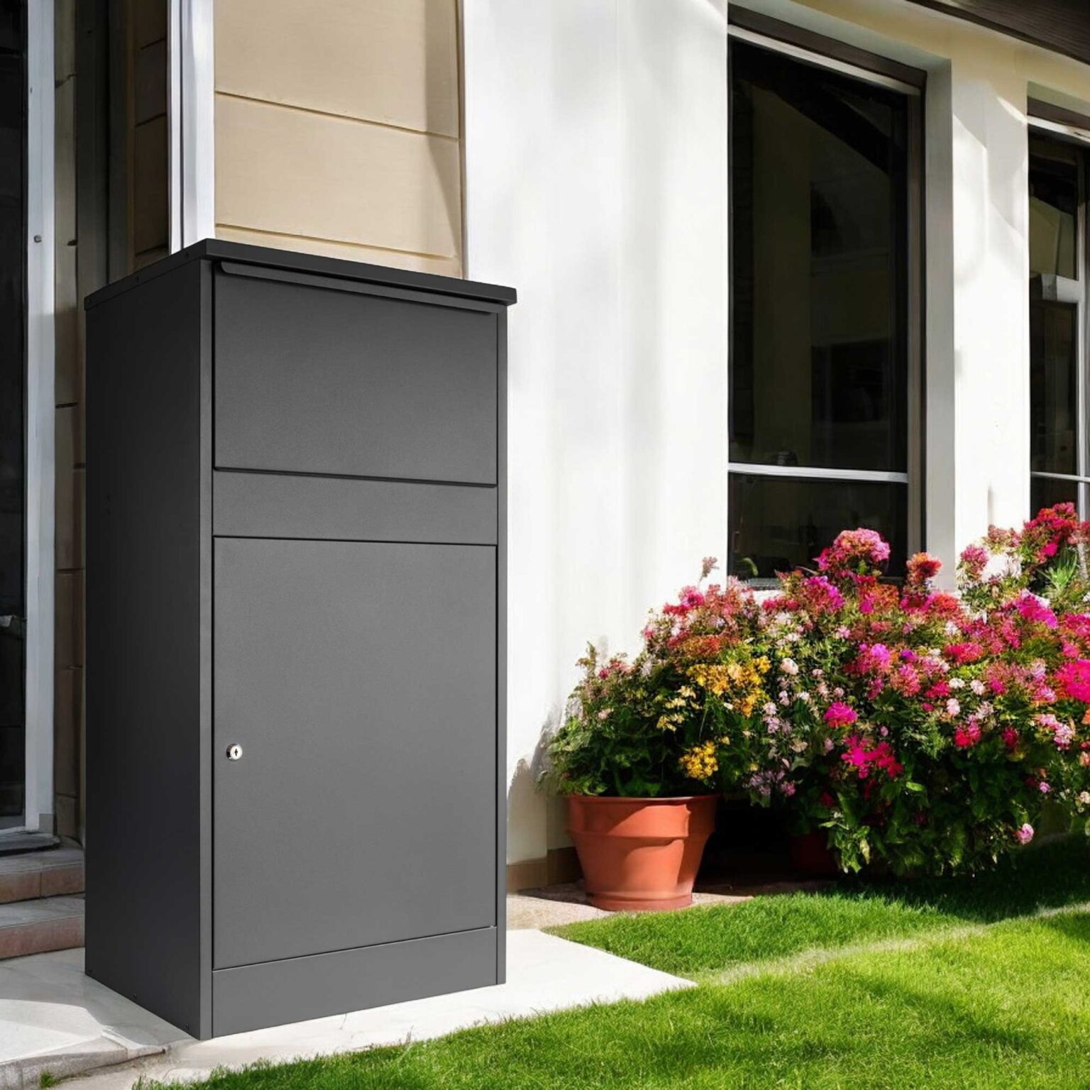 Outdoor Large Parcel Box for Home | Secure Parcel Box Buzzard