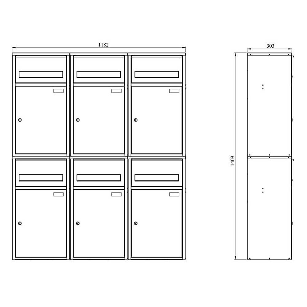 Parcel Box For Flats And Offices Starling | Post Boxes For Sale
