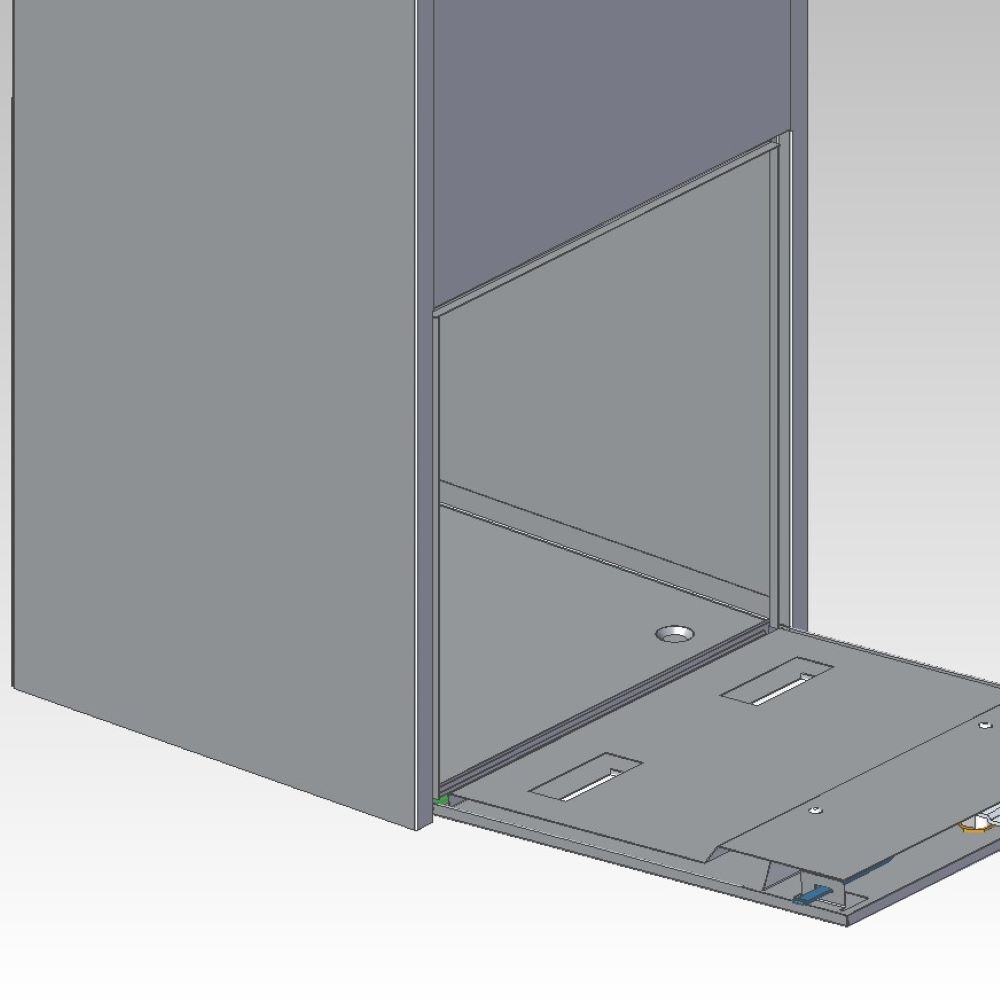 Parcel Box for Gates and Fences Rear Access - Sigma Paco