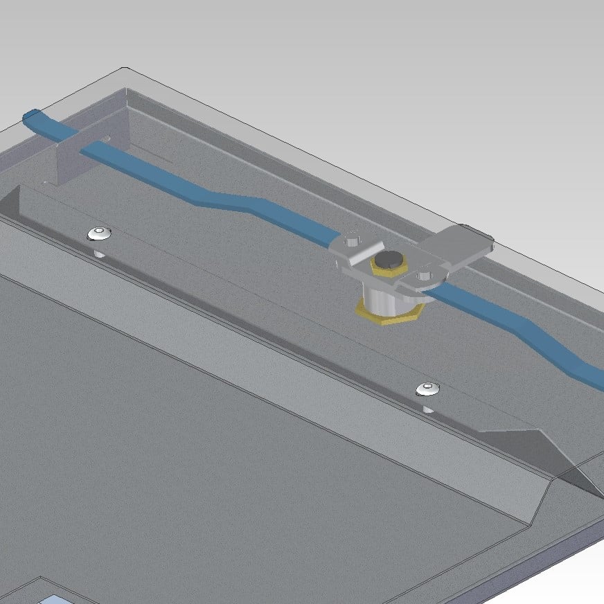 Parcel Box for Gates and Fences Rear Access - Sigma Paco