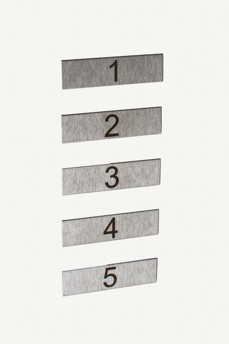 Etched Number Plates - Urban Easy Range | Post Boxes For Sale