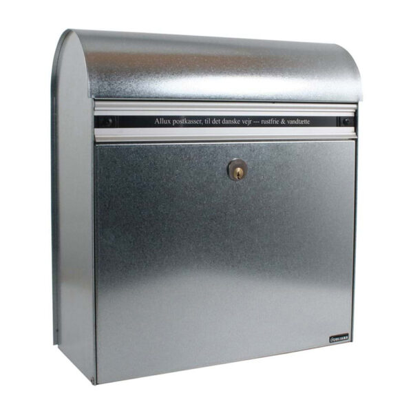 Large Post Box Wall Mounted Weatherproof Galvanised Steel - Allux KS200 ...