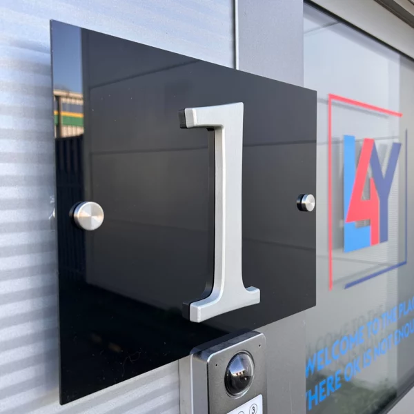 House Number Plaque - Aluminum House Number Plate and Sign