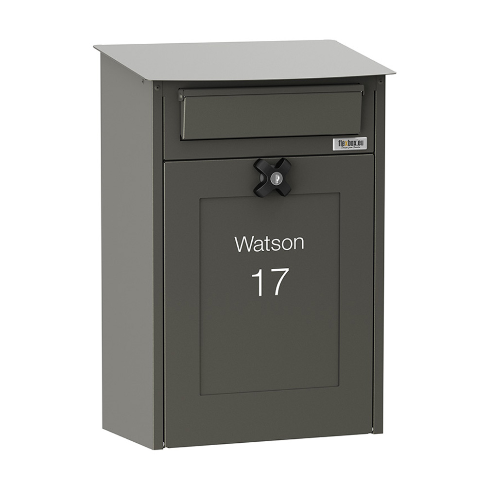 Secured Outdoor Wall Mounted Large Letterbox - Albert