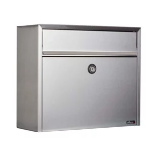 Allux LT150 External Wall Mounted Letterbox Stainless Steel